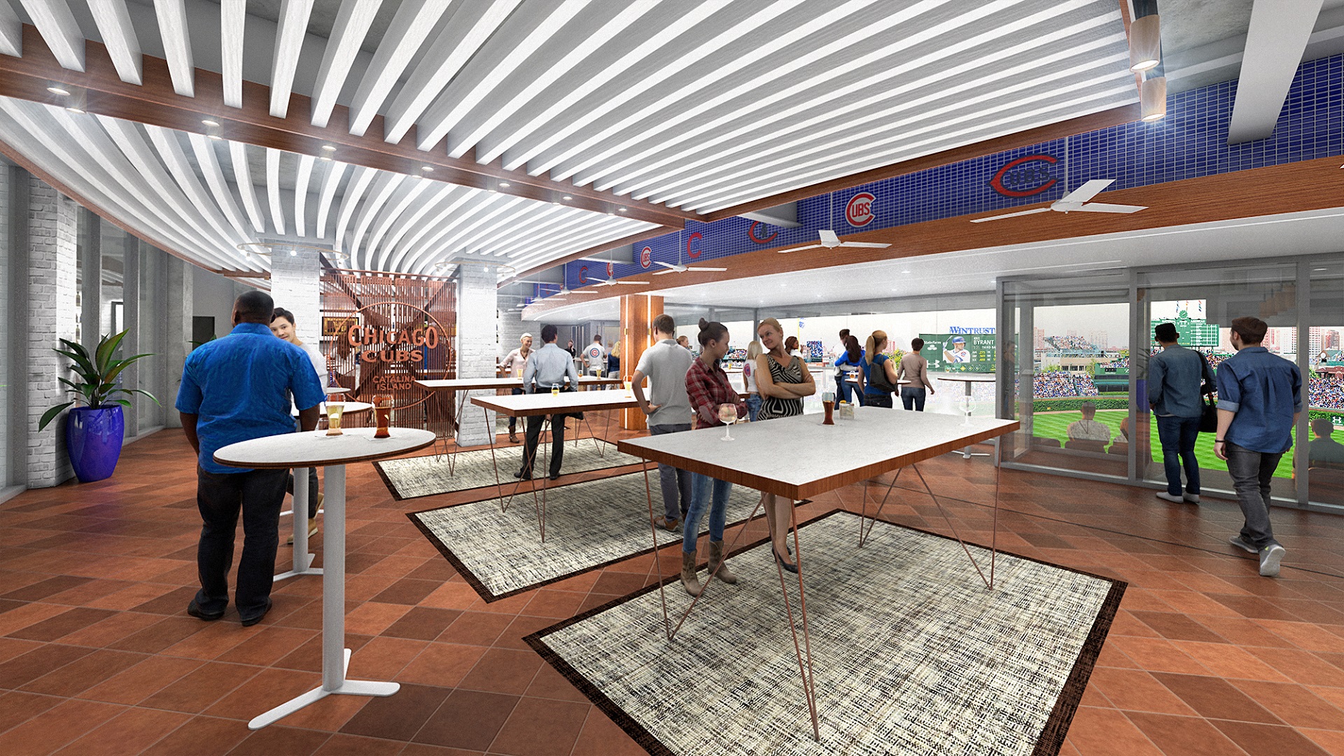 Chicago Cubs Unveil New Populous-Designed Clubs for Wrigley Field ...