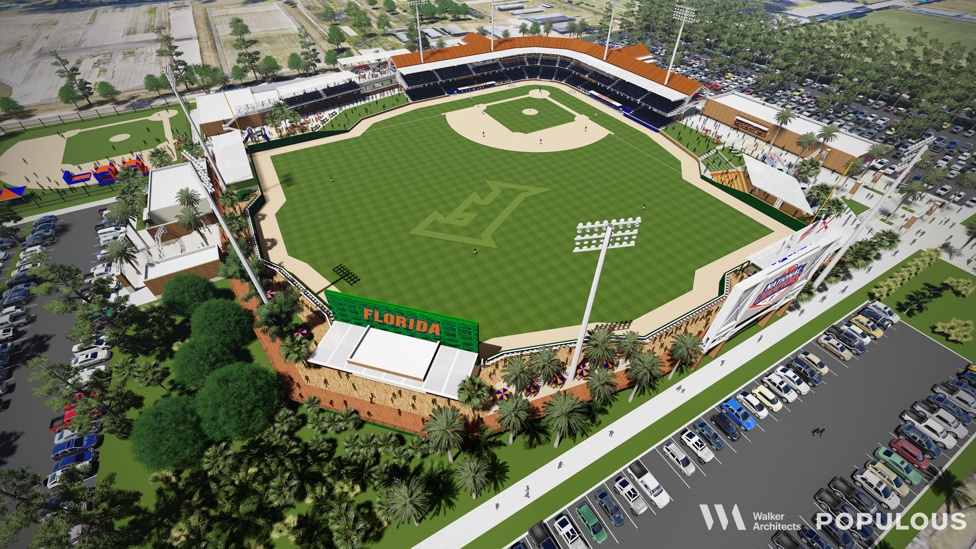 The University of Florida Announces New Populous-Designed Ballpark ...