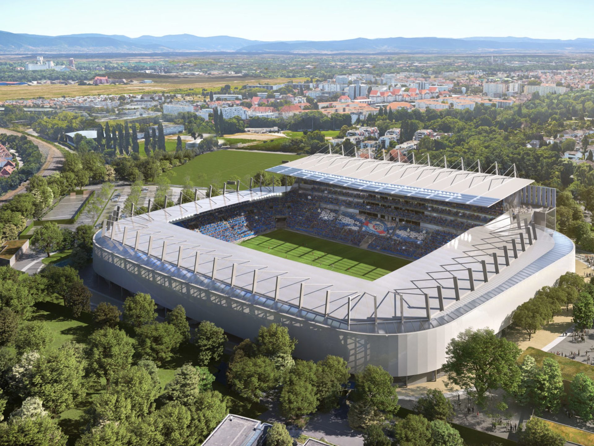 Annonce du Projet d’Extension du Stade de la Meinau à Strasbourg | Populous