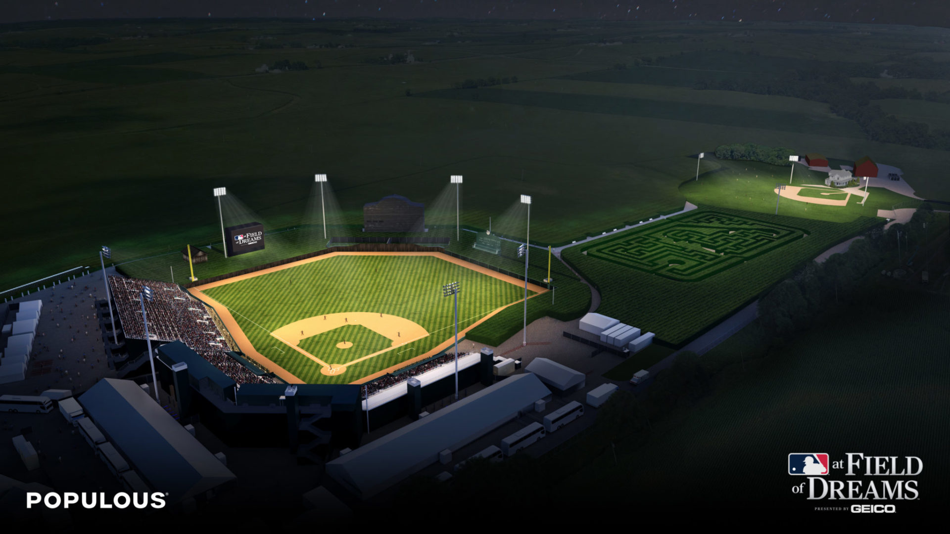 Populous kicks off rare triple play highlighting baseball’s present ...
