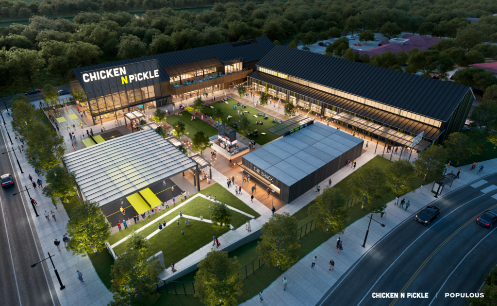 Populous and Chicken N Pickle unveil new brand style, design and ...