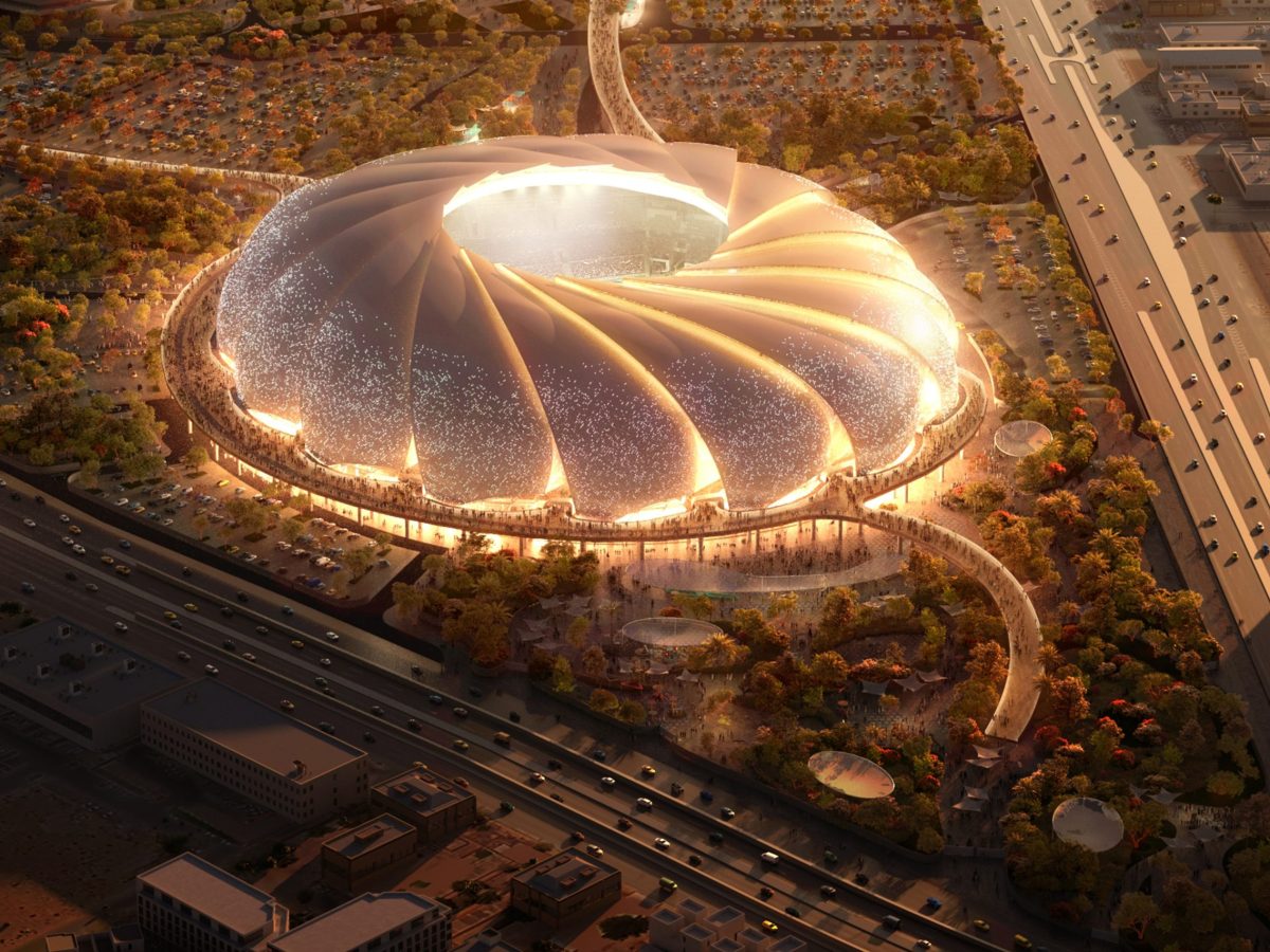 Populous Designs for New Aramco Stadium and Surrounding Masterplan ...